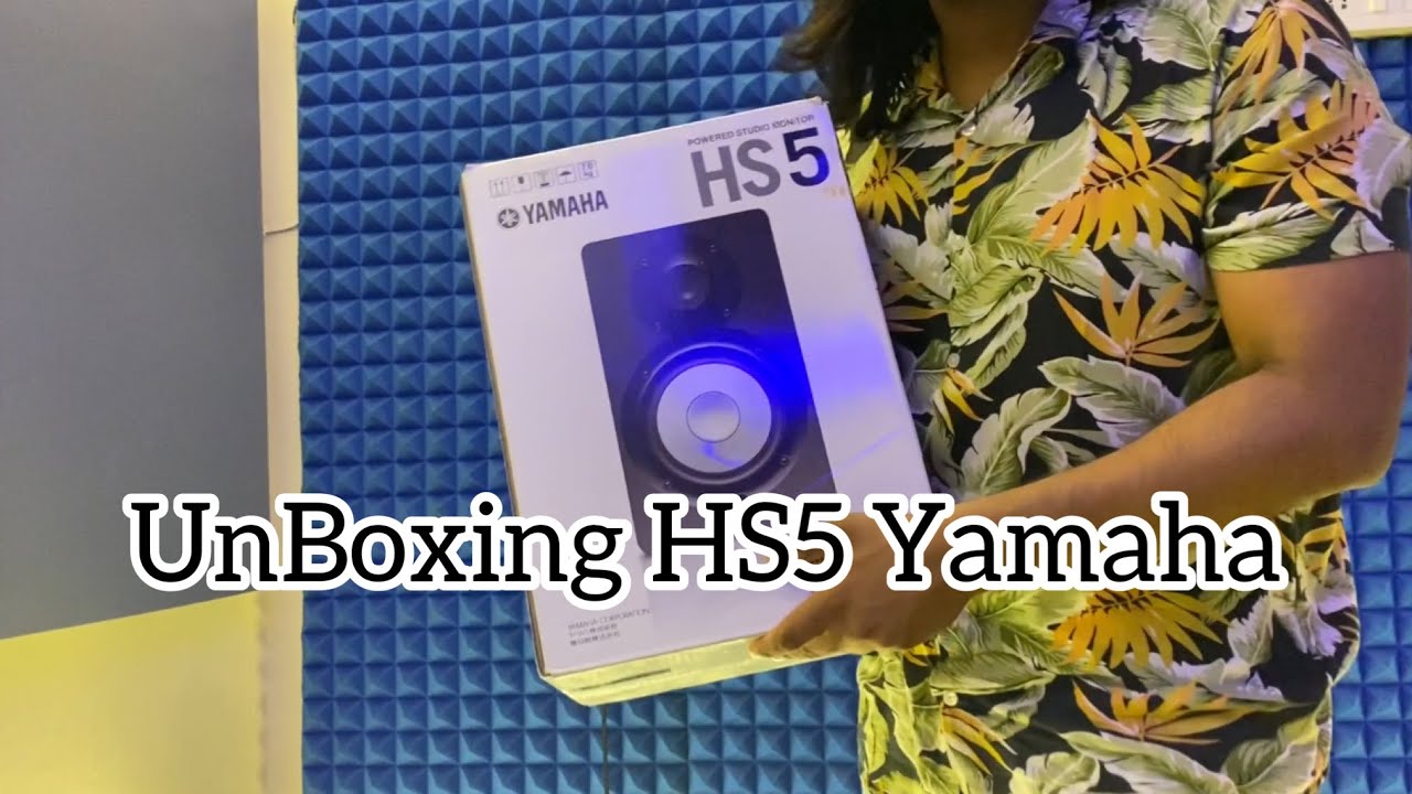 UnBoxing Yamaha HS5 Audio Monitor Speakers | Abhishek Shastri | 11 Studios - YouTube