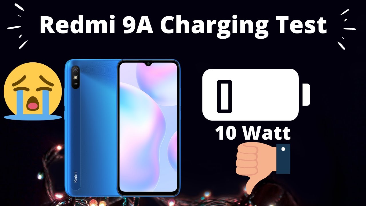 ⚡Redmi 9A Battery Charging Test 0% to 100%| 10W Charger ⚡| Charging ...