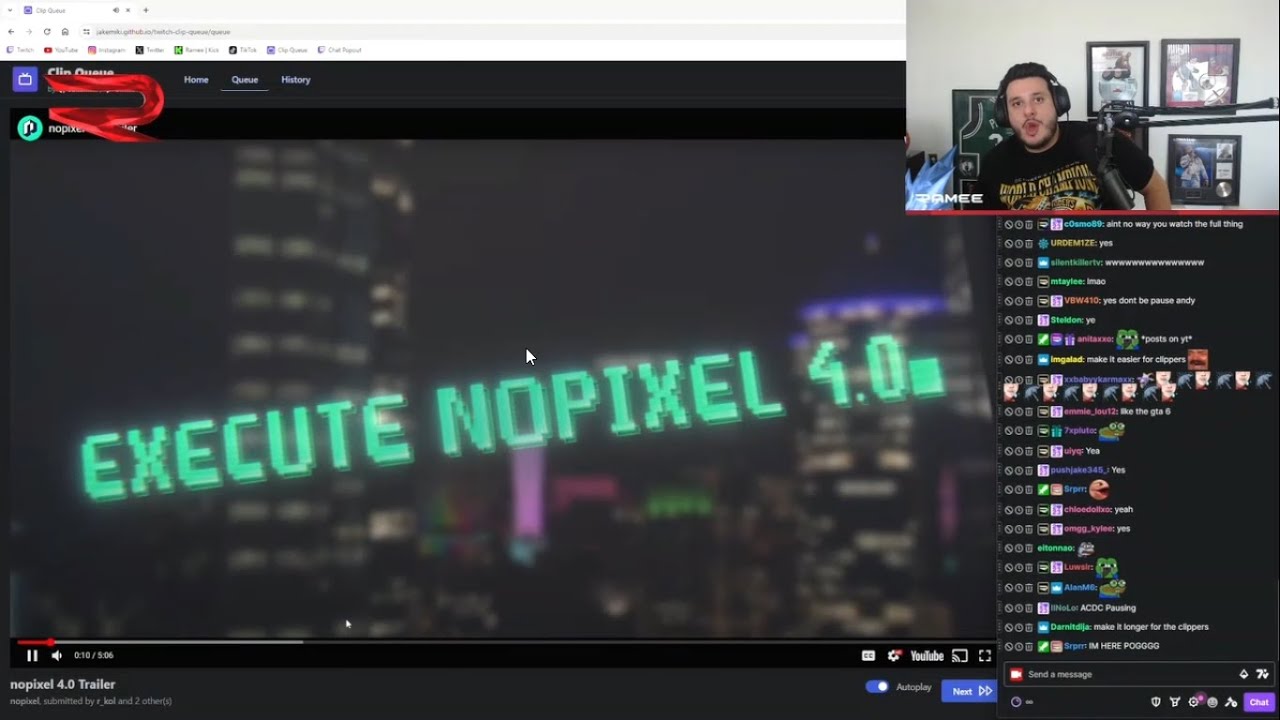 Ramee Reacts To Nopixel 4.0 Trailer - YouTube