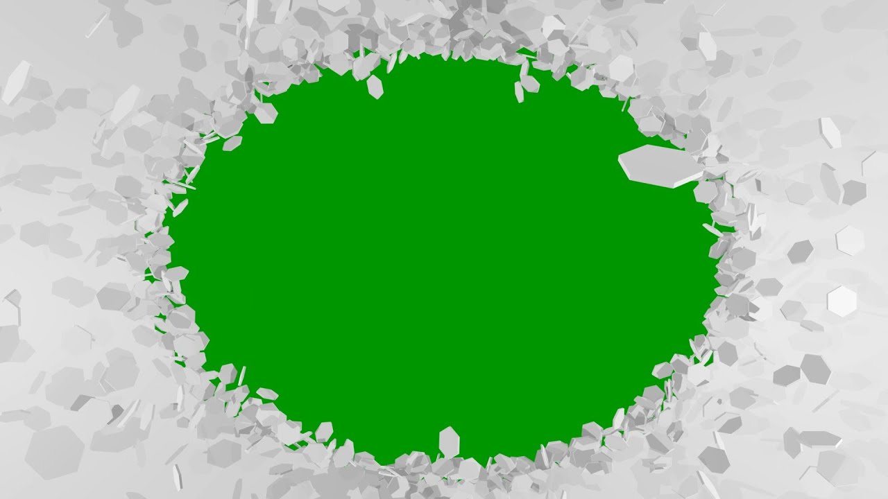 Hexagon Transition Green Screen - YouTube
