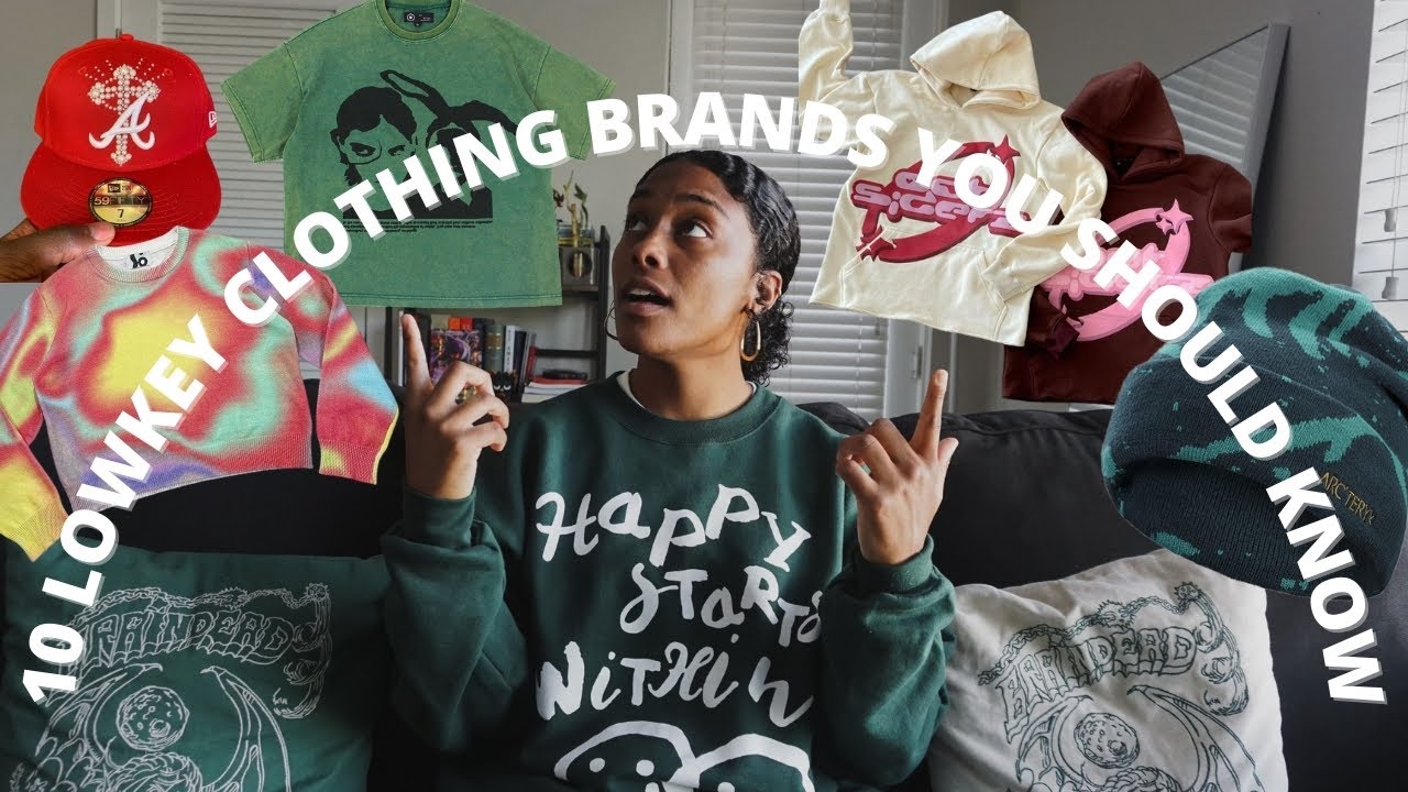 10 LOWKEY CLOTHING BRANDS YOU SHOULD KNOW 2021 - YouTube