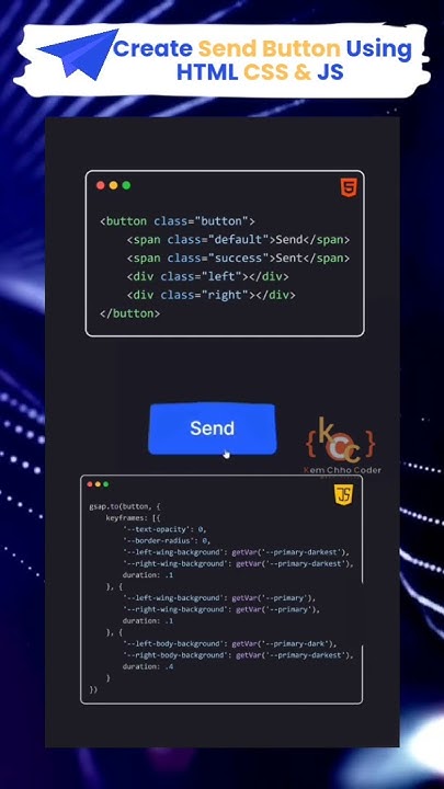 Create Send Button Using Html Css Js Viral Youtubeshorts Programming Coding Htmlcss 