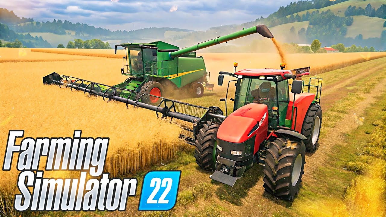 ВОТ ЭТО ПРИБЫЛЬ, СОБИРАЕМ ПШЕНИЦУ | MOZA R5 | 💿Farming Simulator 22 ...