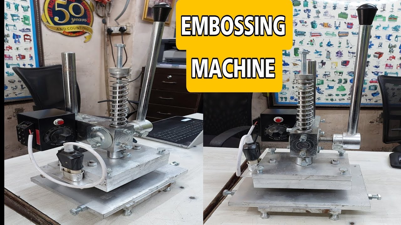 Embossing Machine | Leather Embossing Machine | Embossing Press - YouTube