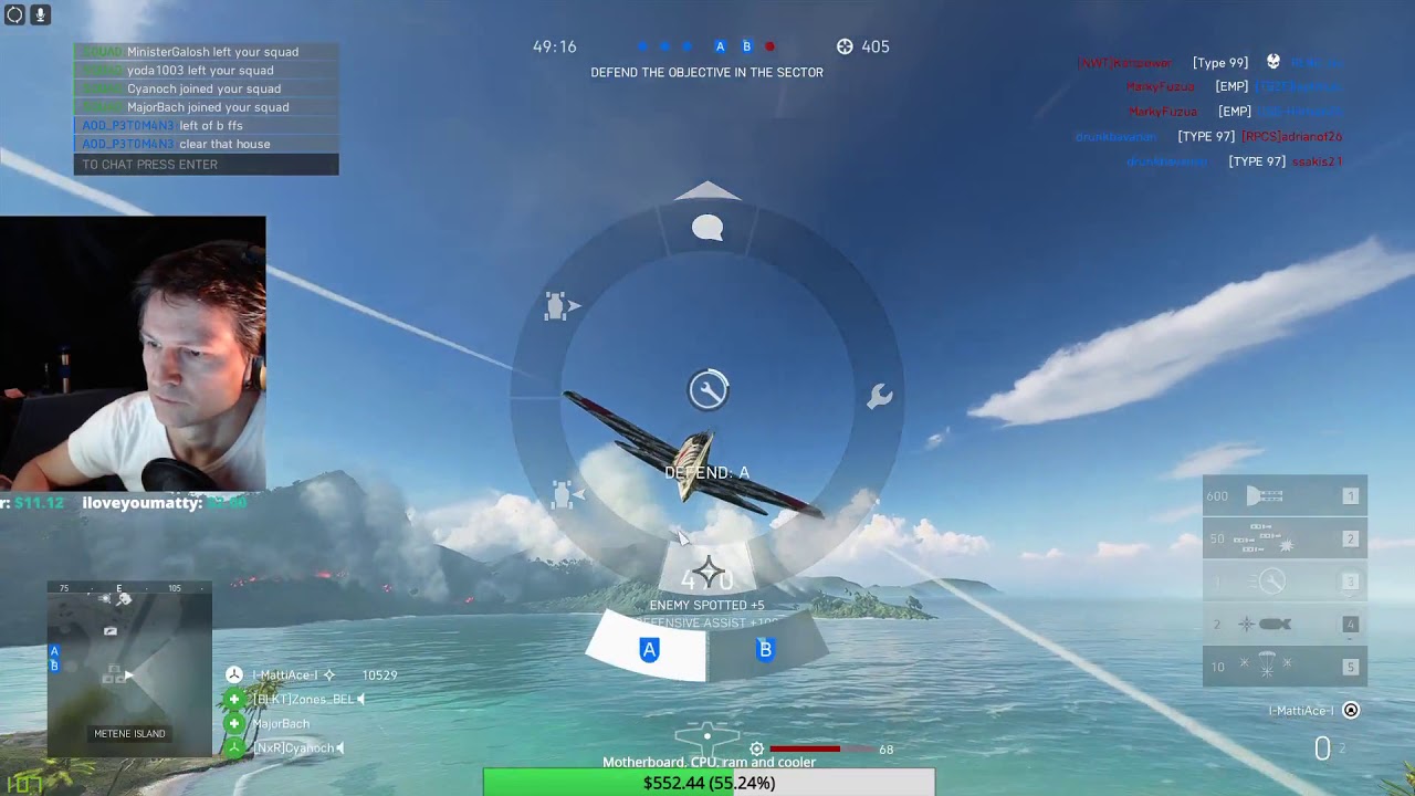 BFV - 76-11 ZERO A6M2 | Breakthrough Pacific storm - YouTube