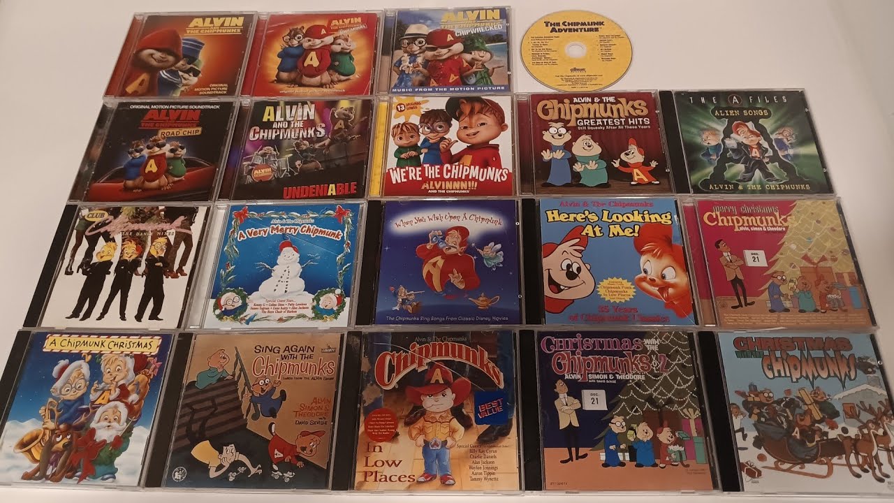 My Alvin And The Chipmunks CD Collection - YouTube