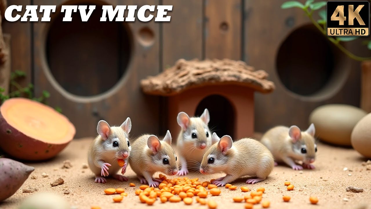 CAT TV 😺 Mouse Chase Madness 🐭 Hide and Seek Fun for Cats 4K HDR - YouTube