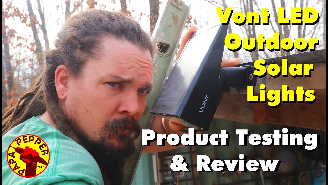 Vont LED Outdoor Solar Lights - Product Testing & Review - YouTube