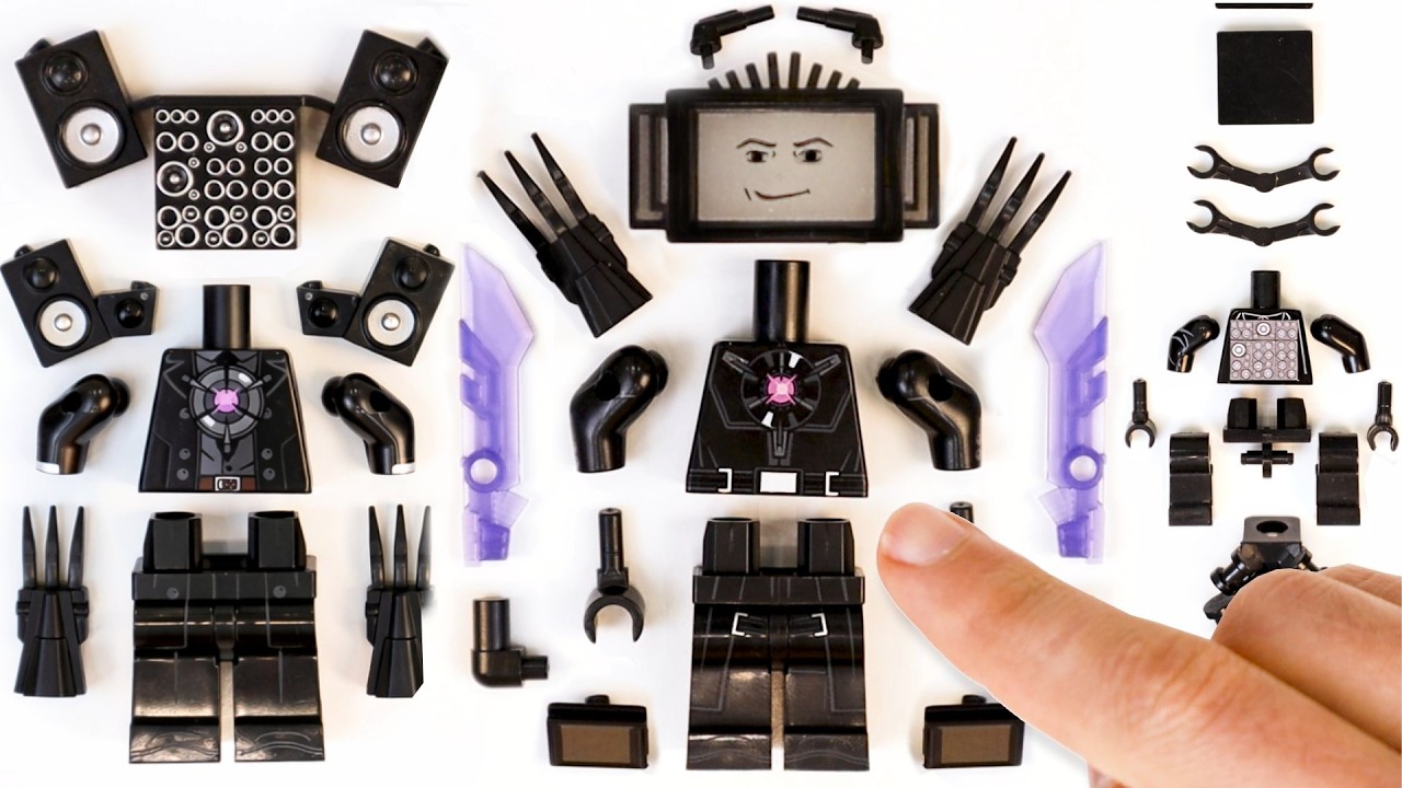 These Titan TV Man & Titan Cinema Man Figures Are HUGE! 3× LEGO Size ...