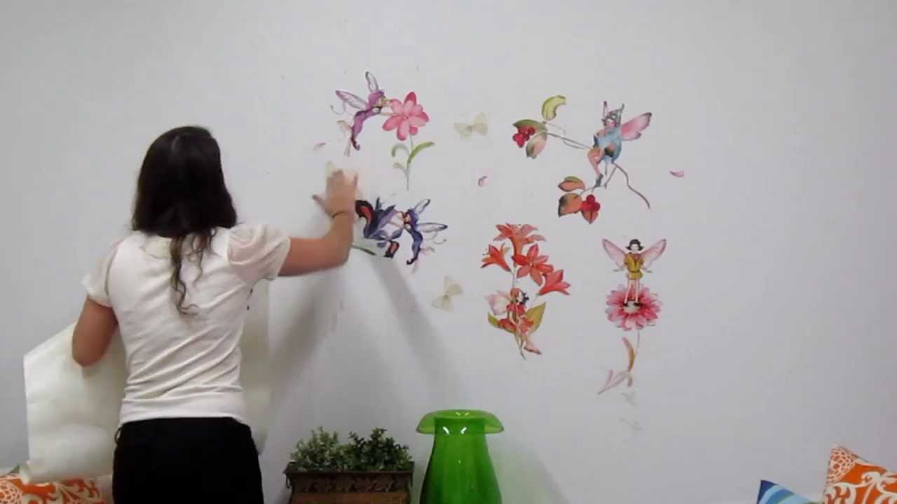 Fairies Wall Decals - YouTube