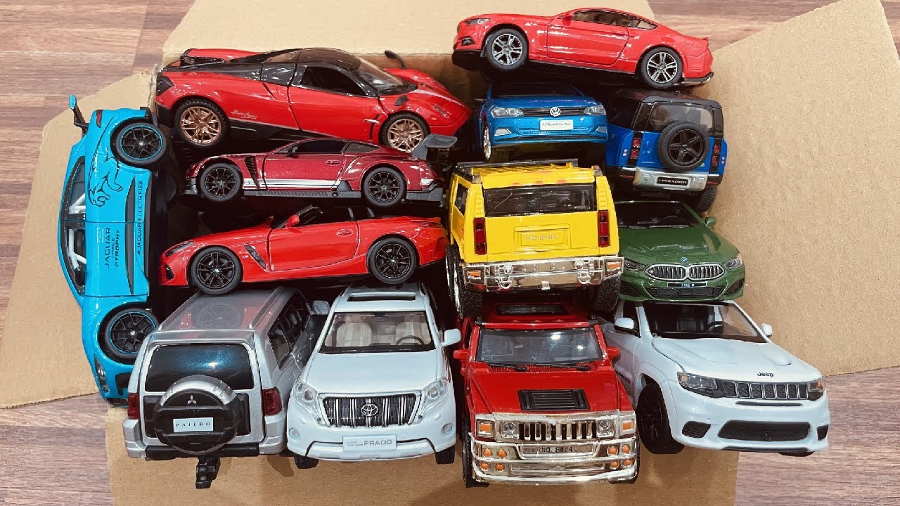 Toy Cars From The Box | Prado, Hummer, Pajero, GTR | Diecast Car Toy ...