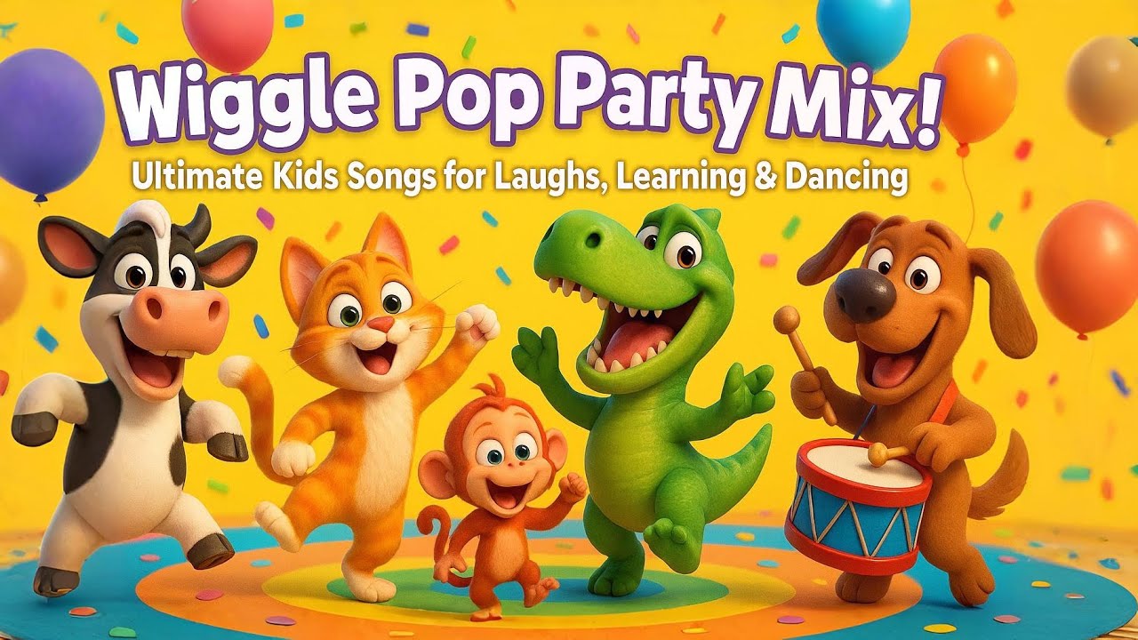 Wiggle Pop Party Mix! | Ultimate Kids Songs for Laughs, Learning ...