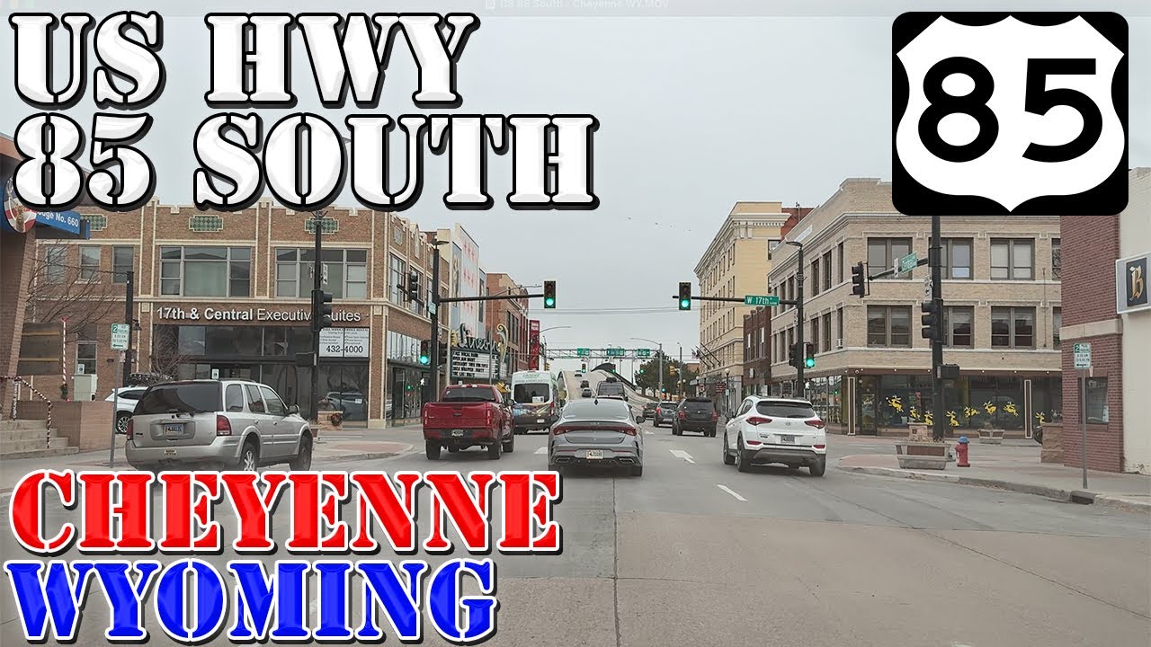US 85 South - Cheyenne - Wyoming - 4K Highway Drive - YouTube