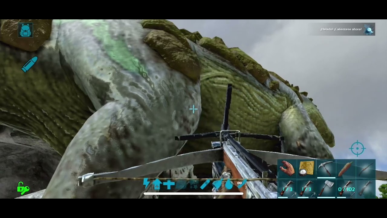 Dia 100 mata al titanosaur el boos Titanosaur vs 6 rex ark mobile - YouTube