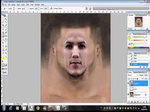 Cyberface Texture Tutorial By Alivers - YouTube