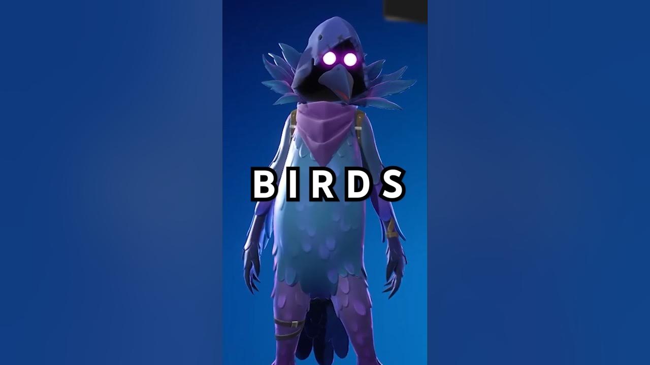 All New Fortnite Birds Skins Corvus Captain Talon And Paulie Leatherface Youtube
