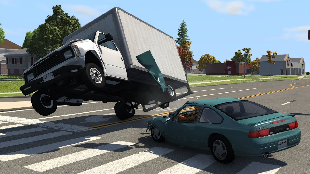 Crash Test Dummy: Head-On Collisions 3 | BeamNG.drive - YouTube
