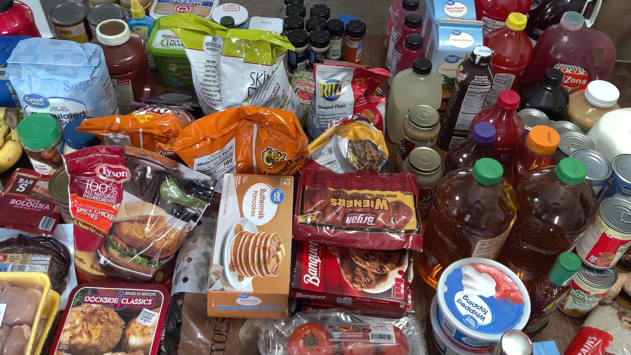 STOCK PILE GROCERY HAUL | FEEDING A LOT OF FOLKS | 2 MONTH STOCK UP ON ...