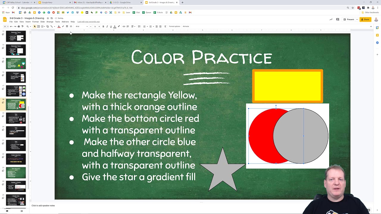 3rd grade color lesson - YouTube
