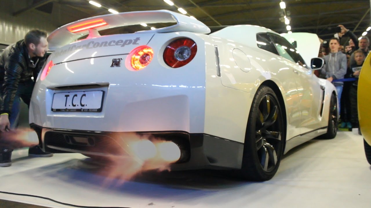 1240HP Nissan GTR R35 | FLAMING! - YouTube
