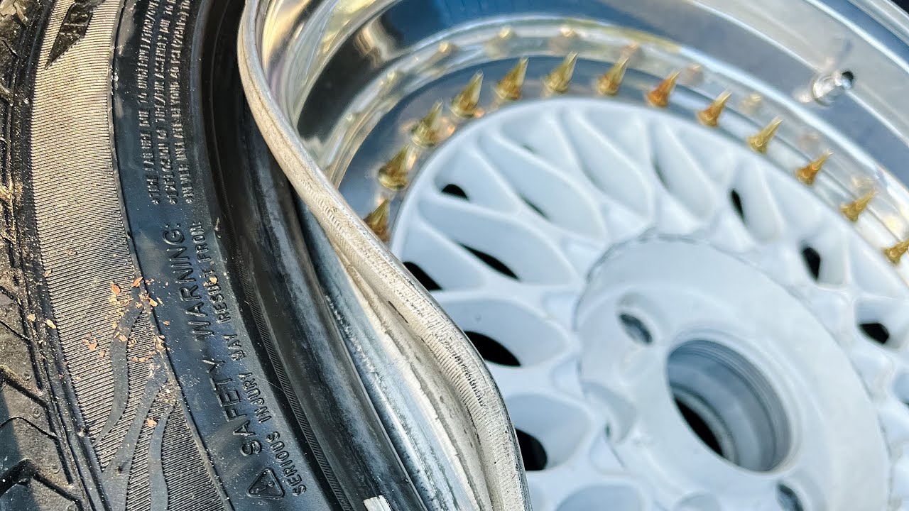 Repairing a very damaged BBS RS lip! - YouTube