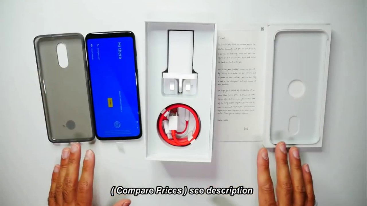 OnePlus 6T 6.41 inch AMOLED Display Unboxing And Review Amazon Price ...