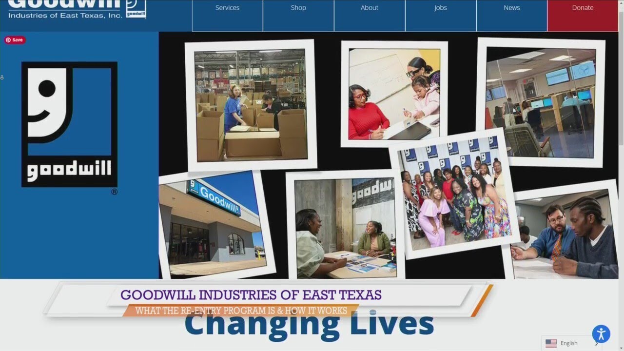 Goodwill of East Texas' Re-entry Program - YouTube