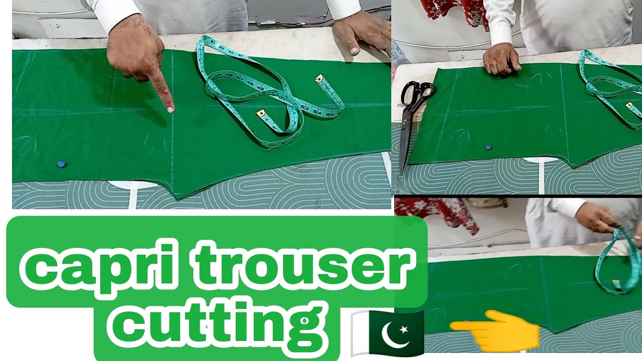printed capri design 14 cutting🇵🇰 - YouTube
