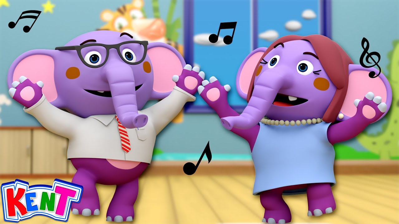 🎵🕺Dance Song With Kent | Fun Kids Songs By Kent The Elephant - YouTube