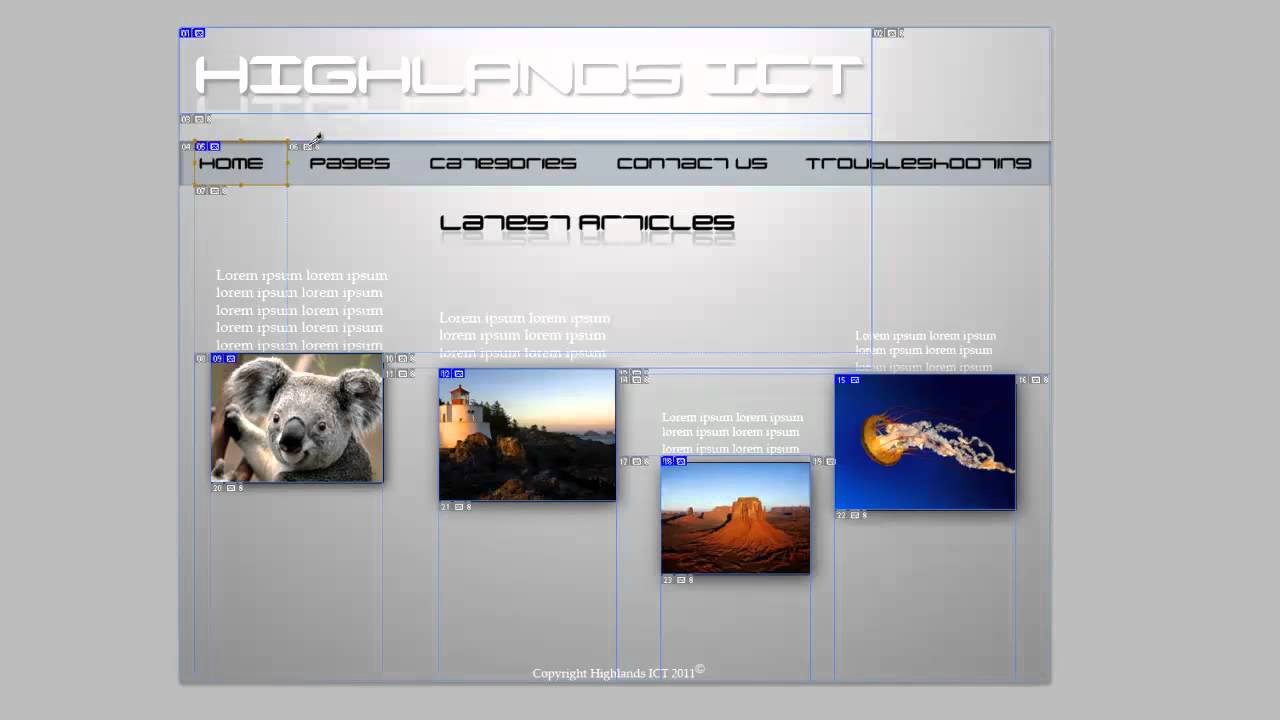 Photoshop Slice Tool Tutorial - YouTube