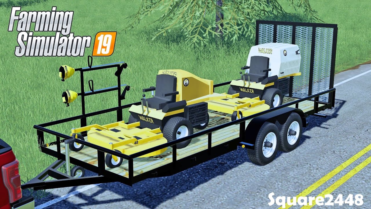 Mowing With Walker Mowers | New Demo Walker B23i | Landscaping | 2020 ...