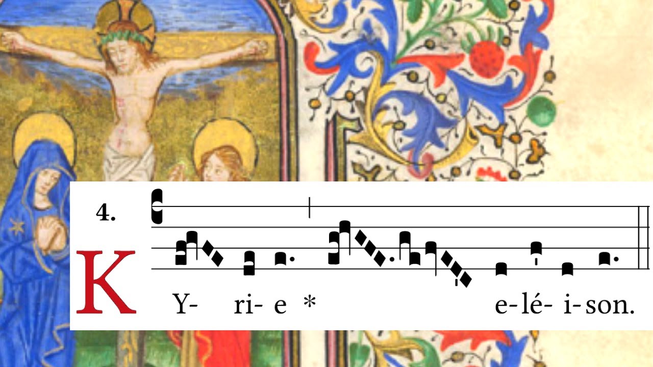 Kyrie III - Kyriale - Latin Gregorian Chant - YouTube