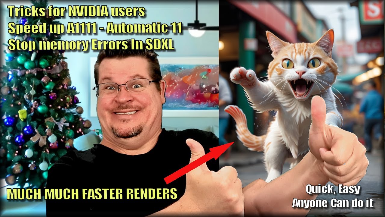 Tricks for NVIDIA users, Speed up A1111 (Automatic 11), Stop memory ...