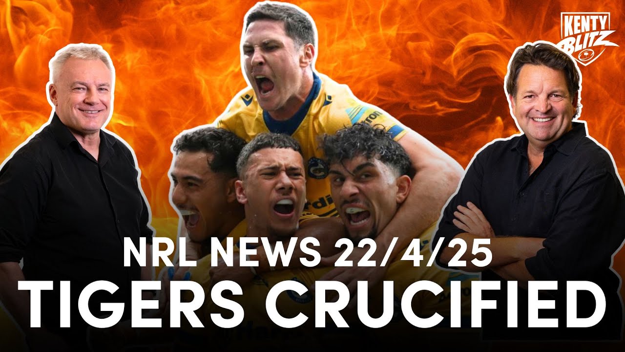 Moses crucifies the Tigers on Easter Monday. NRL news 22/4/25 | Kenty ...