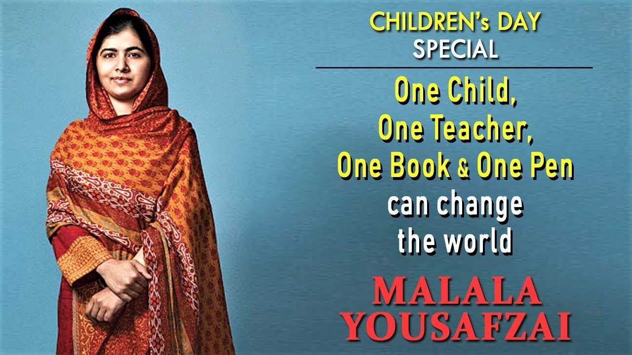 Malala Yousafzai | One Pen One Book One Teacher Can Change the World ...