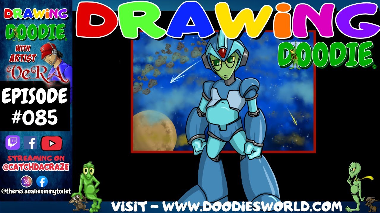 How to Draw Doodie as Mega Man Episode 085 - YouTube