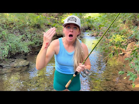 She Got Badly SNAKE BITTEN in an Unexplored URBAN CREEK....