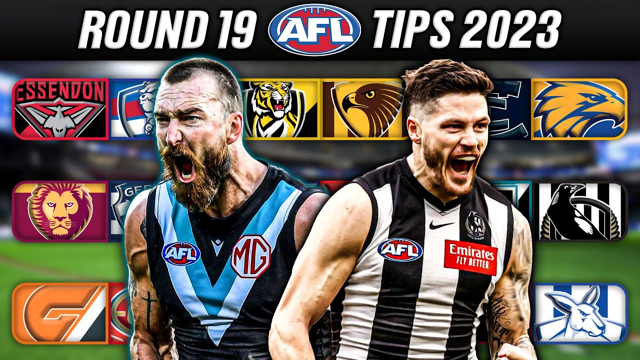 AFL Tips & Predictions | Round 19, 2023 - YouTube