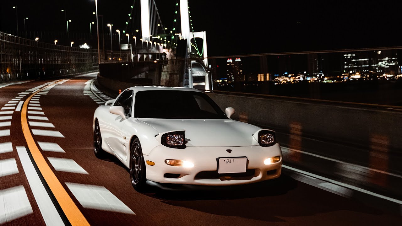 Tokyo night run / Mazda RX-7 [4K] - YouTube