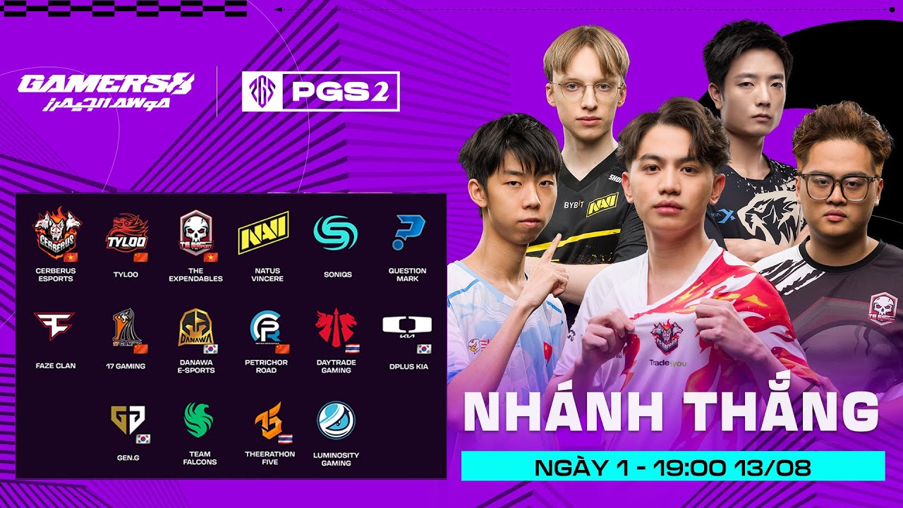 🏆 PGS 2 - NHÁNH THẮNG - NGÀY 1: CES, TE, PERO, TL, NAVI, 17, FAZE, DNW, GEN... - YouTube