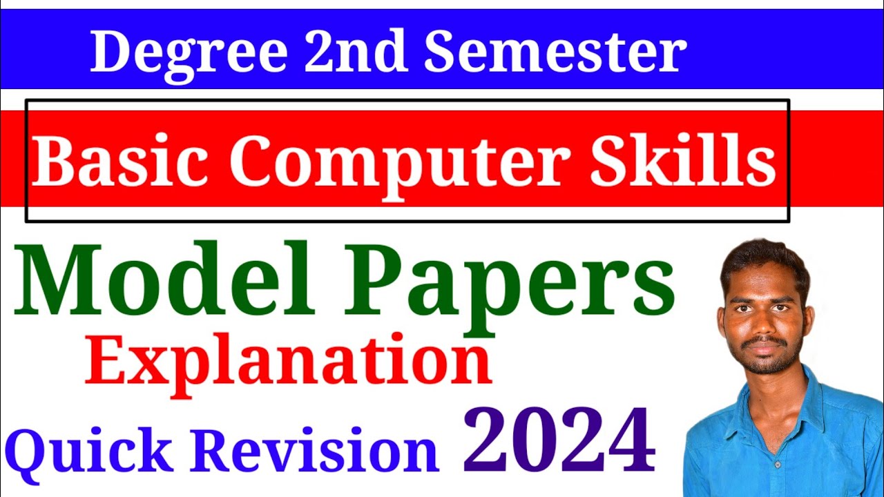 Basic Computer Skills Model Papers Explanation 💯 Pass Damsure Questions ...