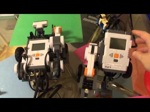 Lego Mindstorms NXT 2 Robot Kicker Programs for football missions - YouTube