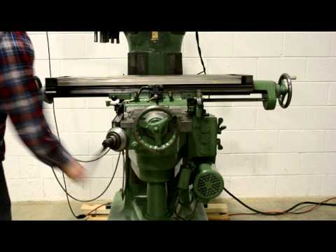 Index 645 Vertical Milling Machine - YouTube