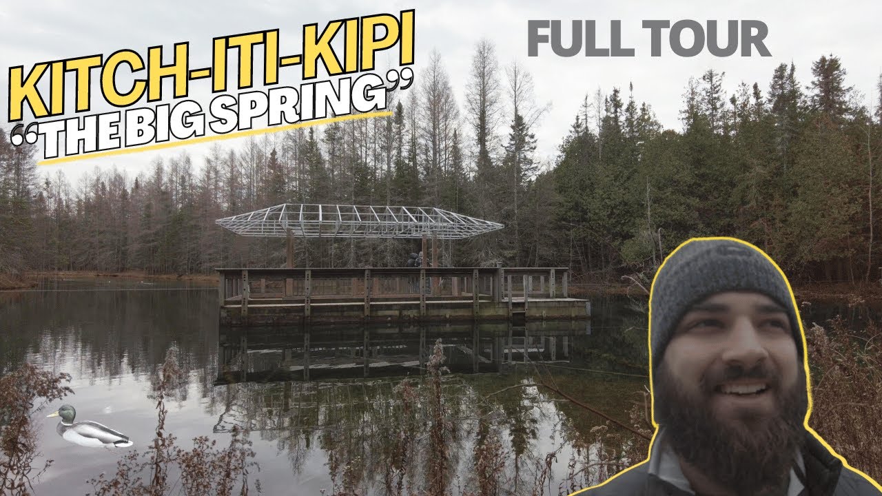 Exploring Michigan's Largest Natural Spring | Kitch-iti-Kipi - YouTube