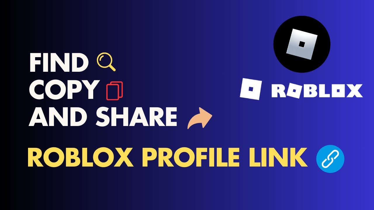 How to Copy and Share Your Roblox Profile Link | Find, Copy, and Share ...