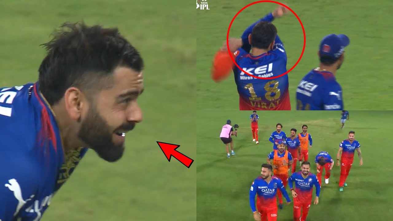 Emotional Virat kohli celebration and crying when Rcb Qualified For ...