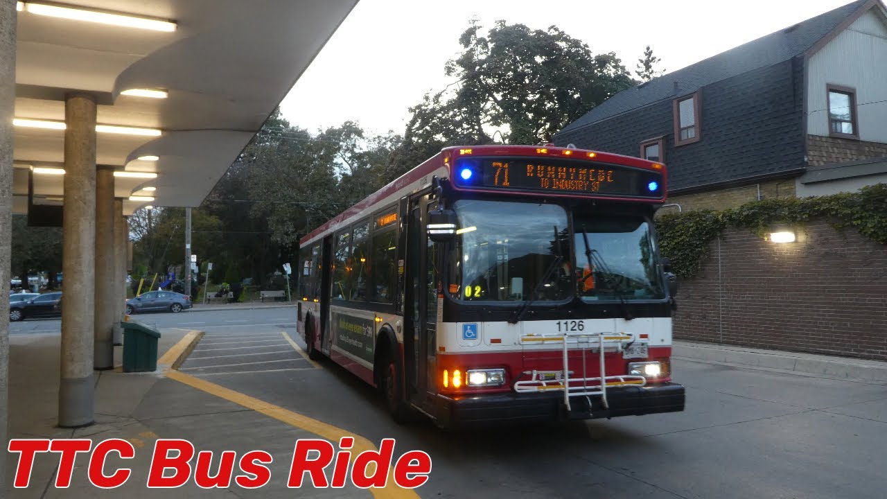 (DETOUR) Toronto TTC 71 Runnymede Bus Ride - Full Route Northbound 10/13/2023 - YouTube
