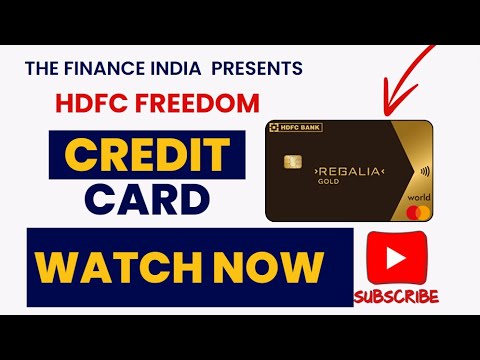Hdfc Freedom Credit Card | HDFC CREDIT CARD SERIES - 2 - YouTube