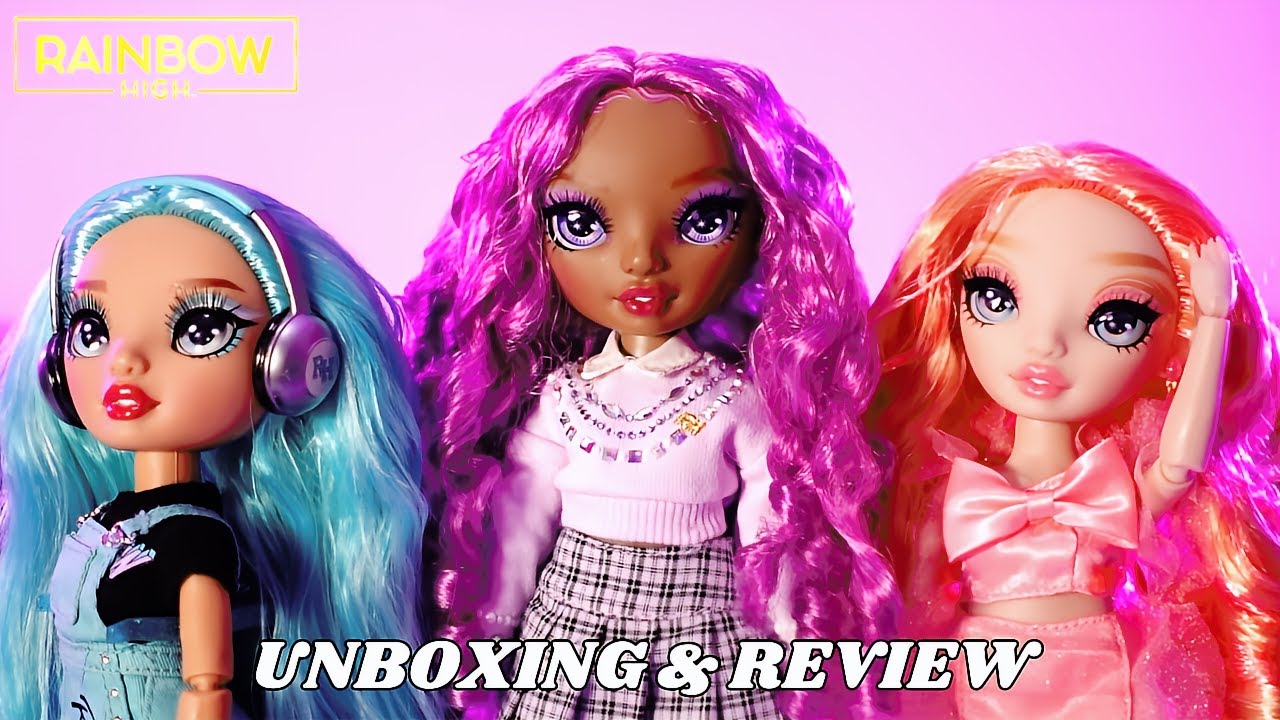 Celebrating Diversity with 3 New Body Types! | Rainbow High New Friends ...