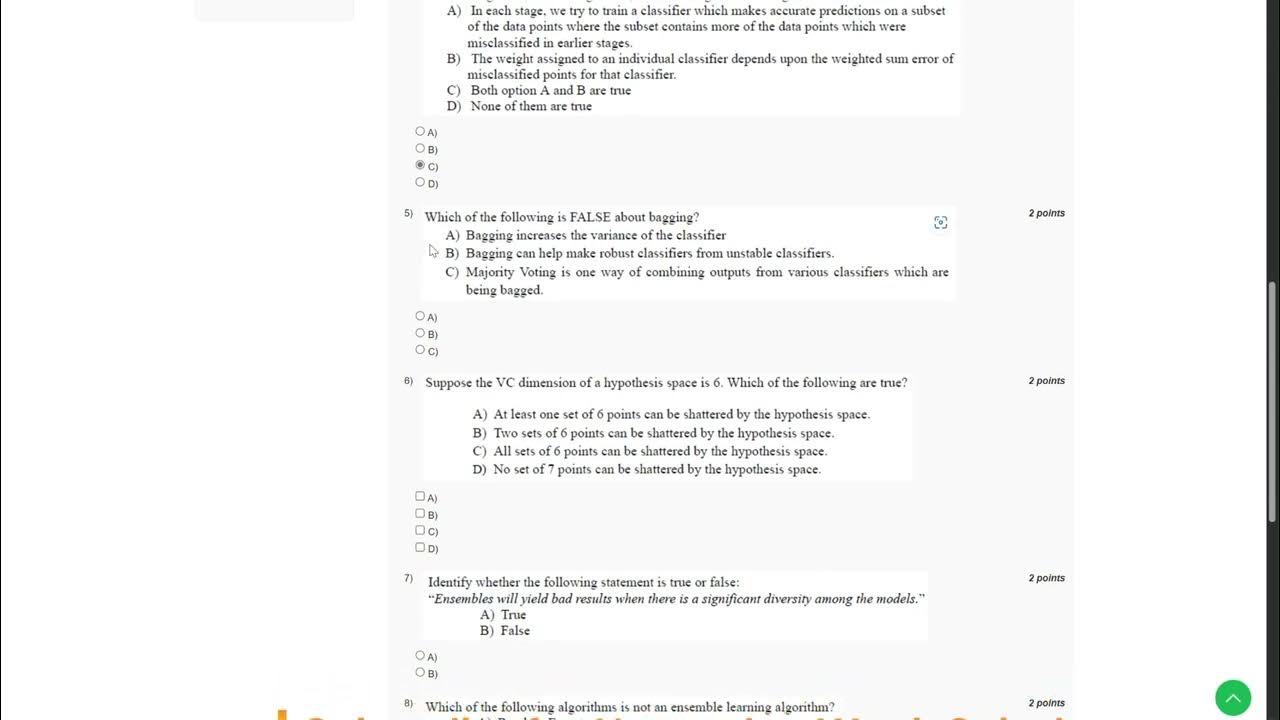 Introduction To Machine Learning - IITKGP Week 7 Assignment Solution August 2024 NPTEL - YouTube